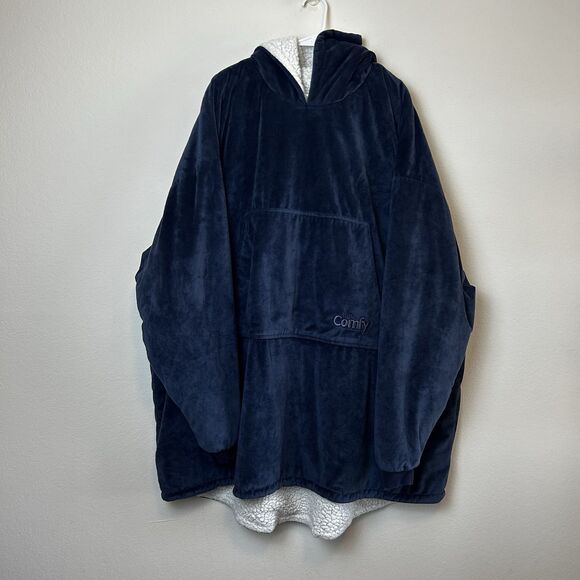 The Comfy | Sweaters | The Comfy Wearable Blanket One Size Blue ...